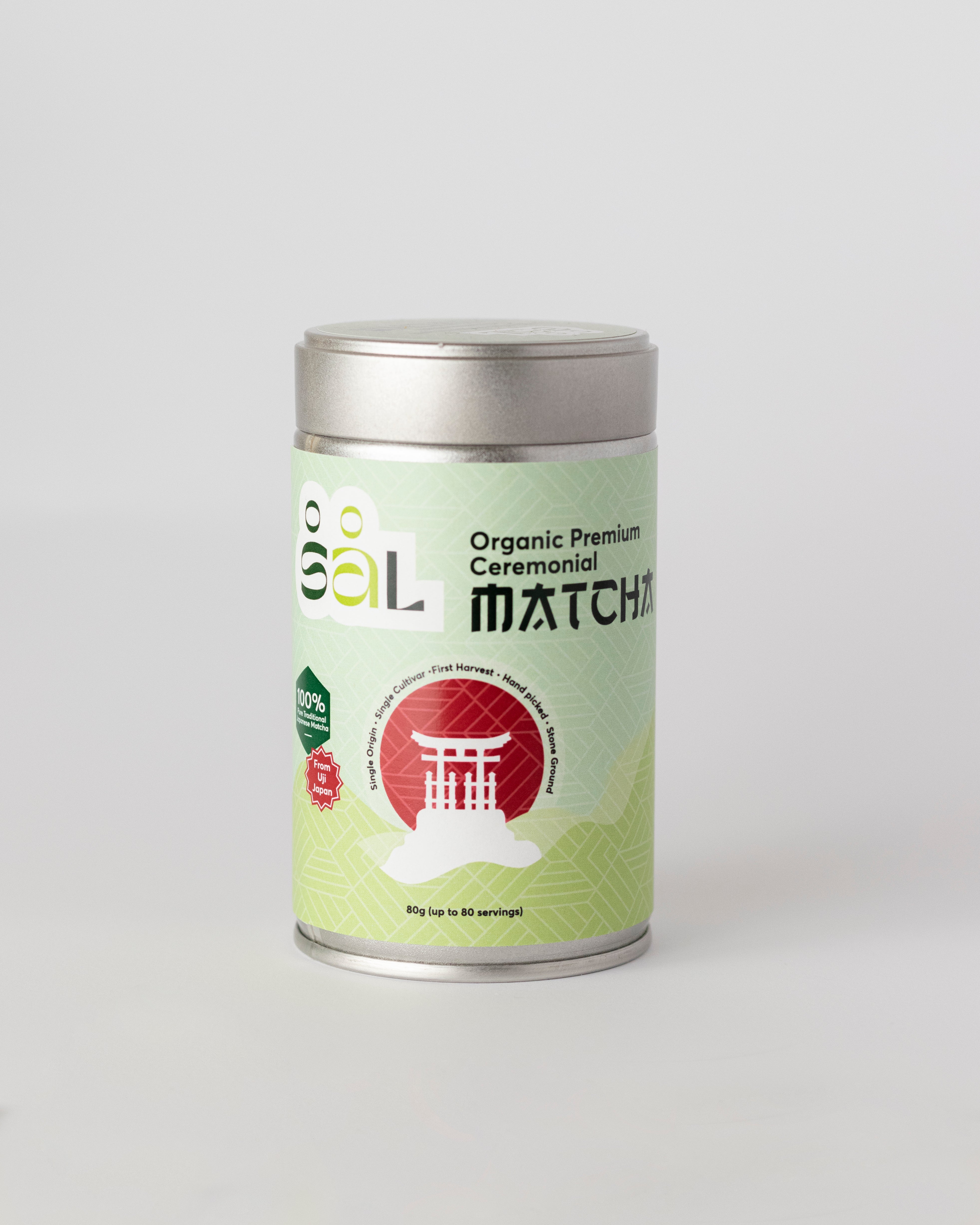 Premium 1st Harvest Ceremonial Organic Matcha Can (80 g)