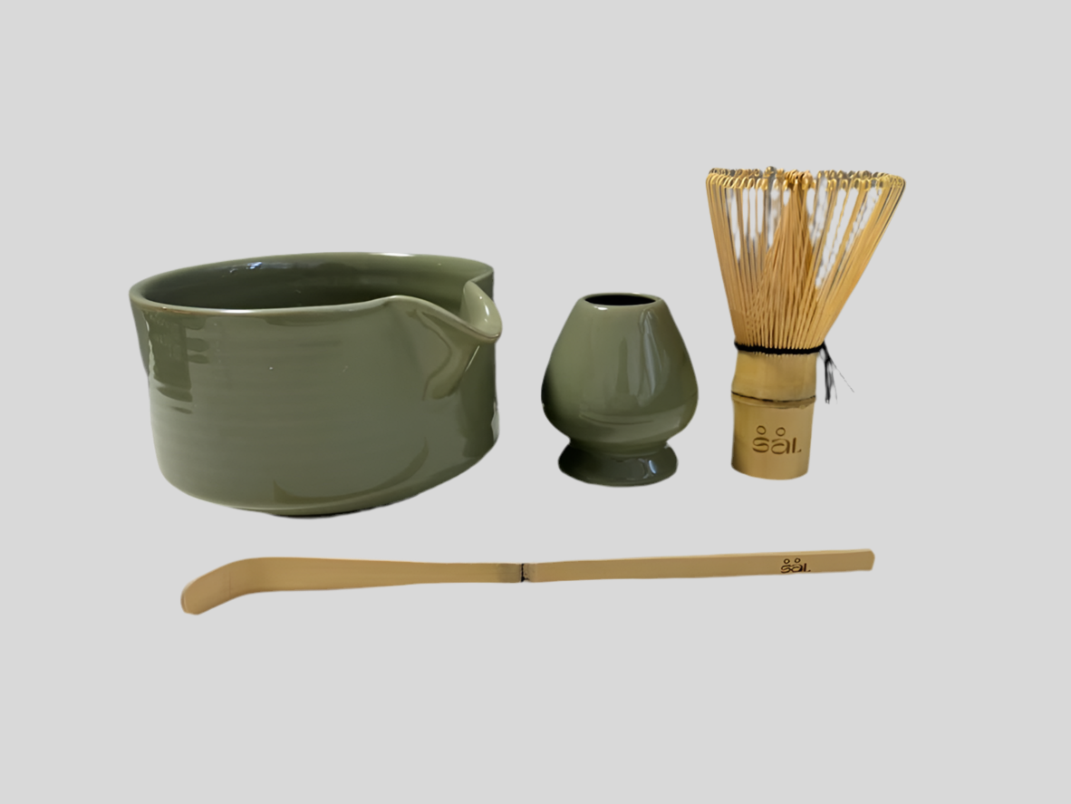 Army Green Matcha Set
