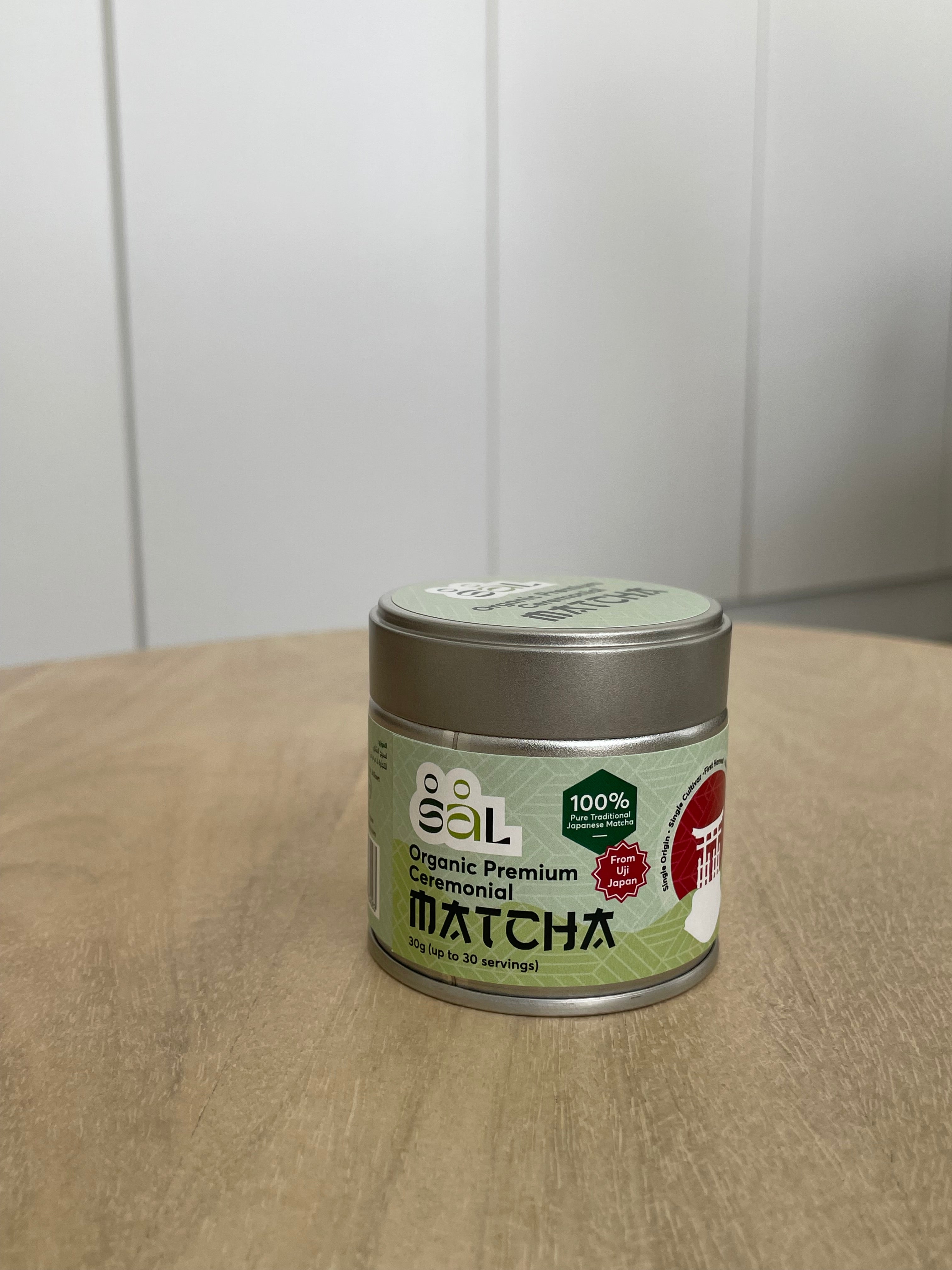 Premium 1st Harvest Ceremonial Organic Matcha Can (30 g)